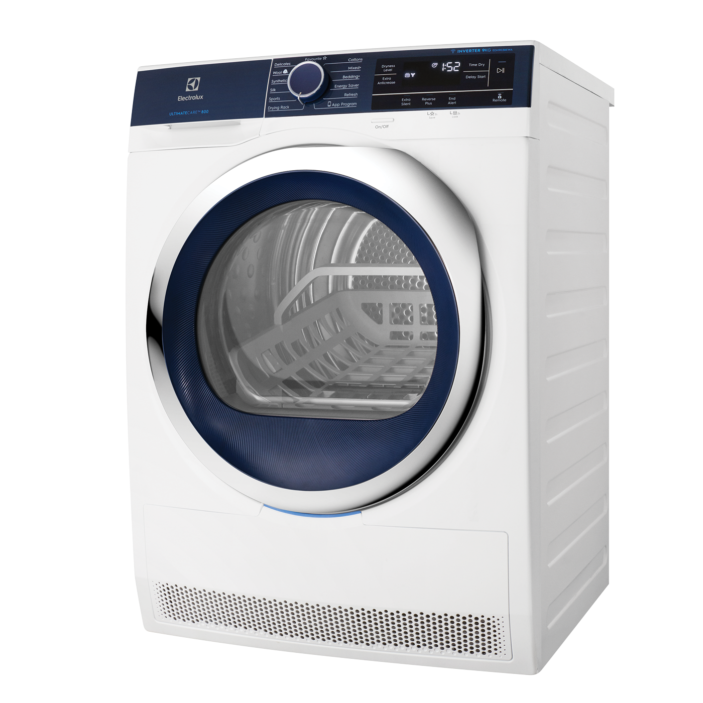 9kg heat pump dryer, Wi-Fi enabled - EDH903BEWA | Electrolux Australia