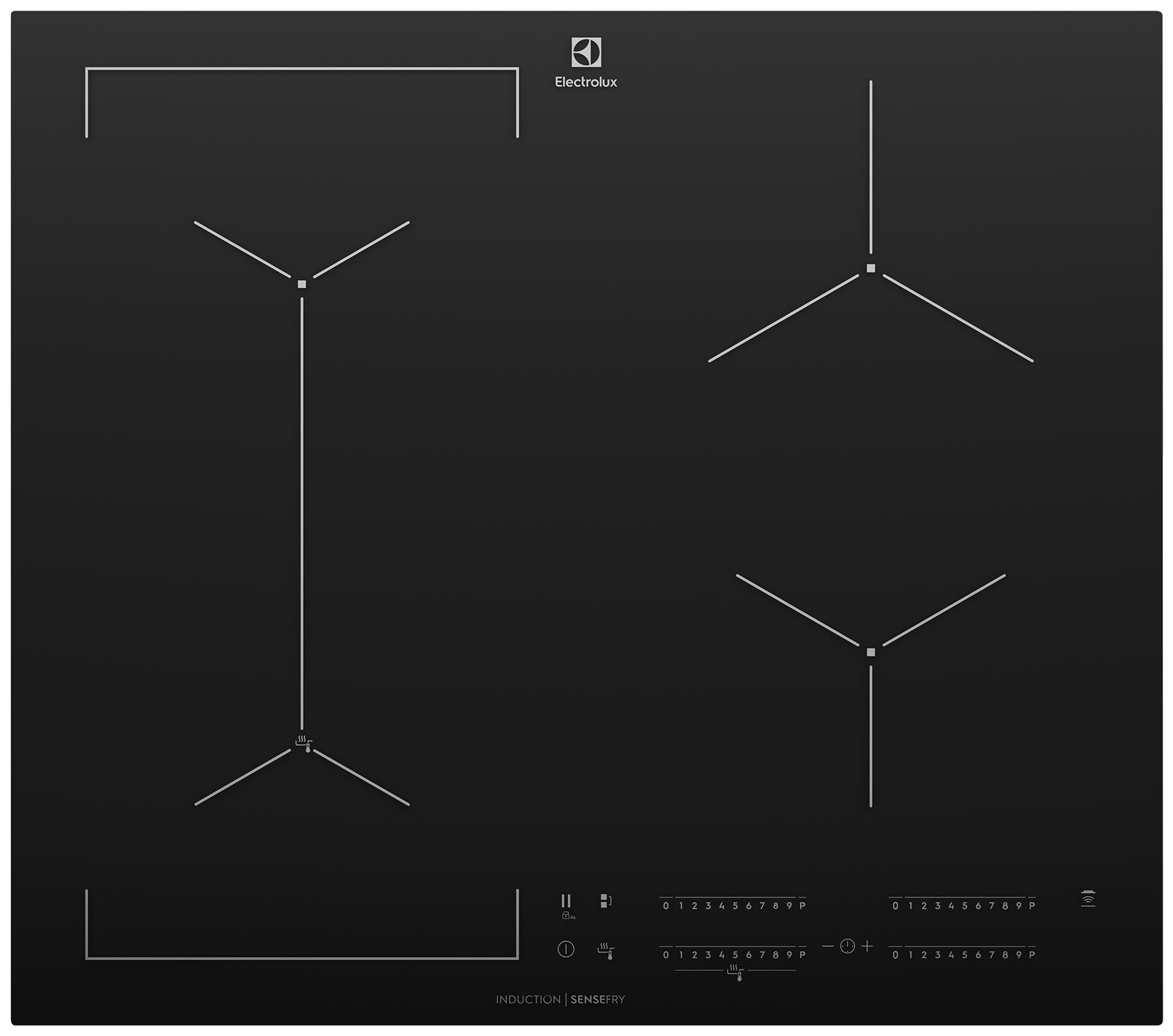60cm UltimateTaste 700 4 zone induction cooktop - EHI645BF | Electrolux ...