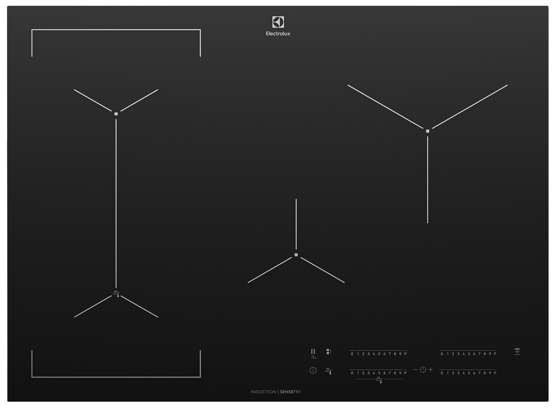 70cm UltimateTaste 700 4 zone induction cooktop - EHI745BE | Electrolux ...