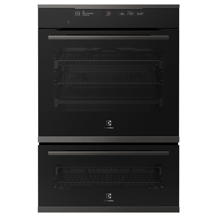 60cm dark multifunction pyrolytic duo oven - EVEP626DSD | Electrolux ...