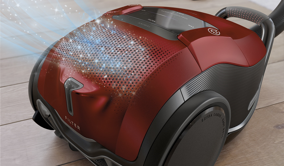 Pure D9 Pet canister bagged vacuum cleaner - Chili red - PD91ANIMAT ...