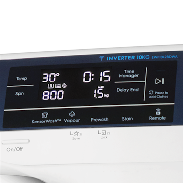 10kg front load washer, SensorWash - EWF1042BDWA | Electrolux Australia