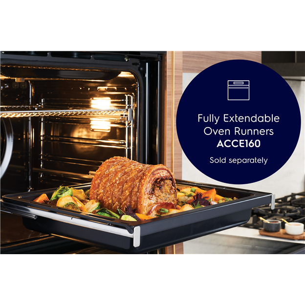 60cm UltimateTaste 900 multifunction pyrolytic duo oven - EVEP626DSE ...