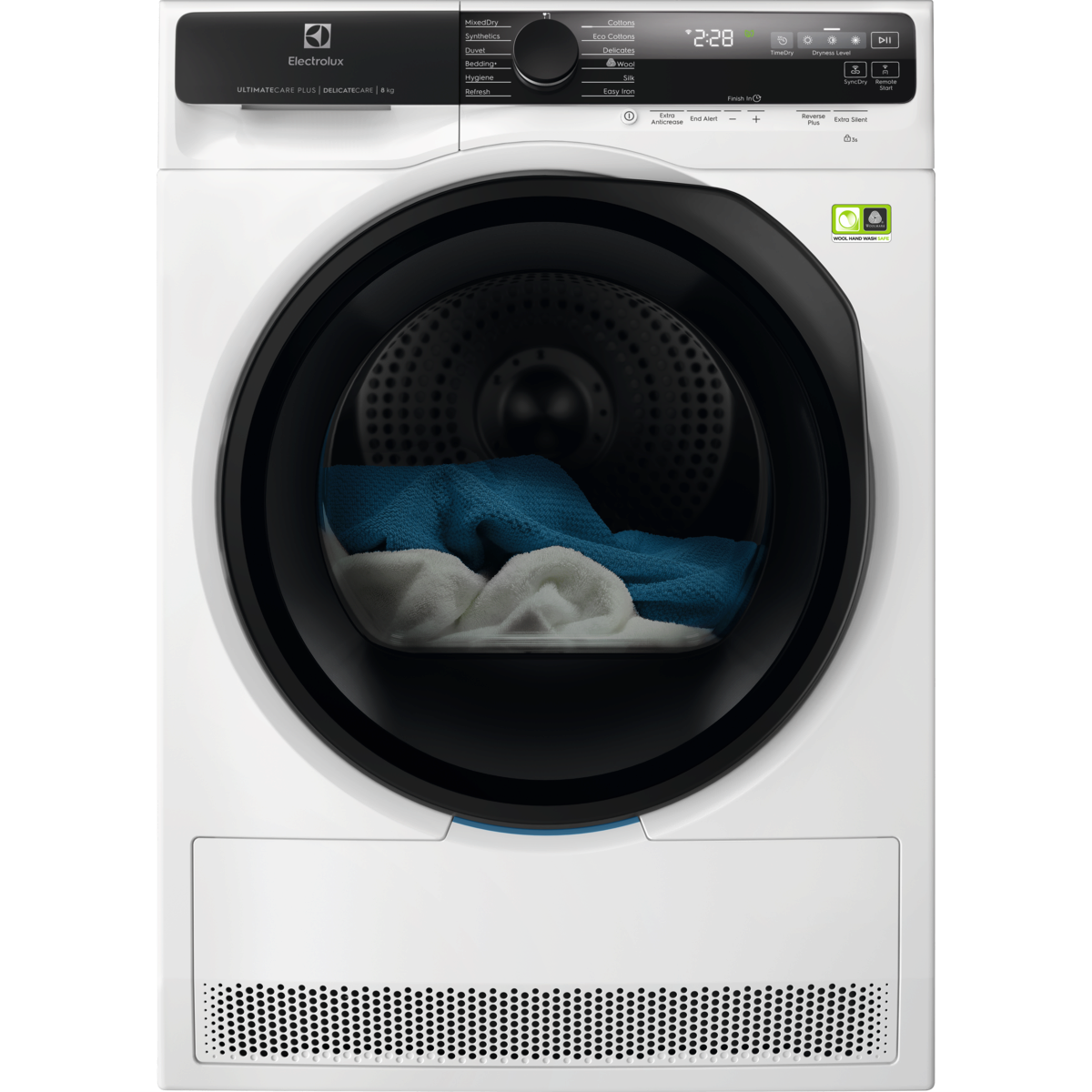 8KG UltimateCare Plus Heat Pump Dryer - EDH812R7WC | Electrolux Australia